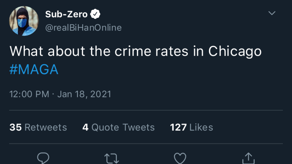 BREAKING NEWS: Offensive tweet by prominent Mortal Kombat character ...